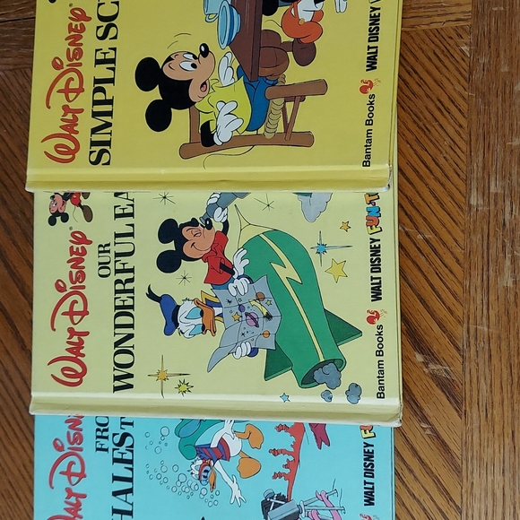 Disney | Other | Walt Disneys Funtolearn Library Book Bundle | Poshmark